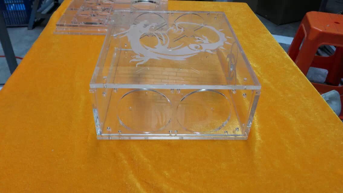 亚克力Mini ITX微型电脑机箱 DIY个性机箱